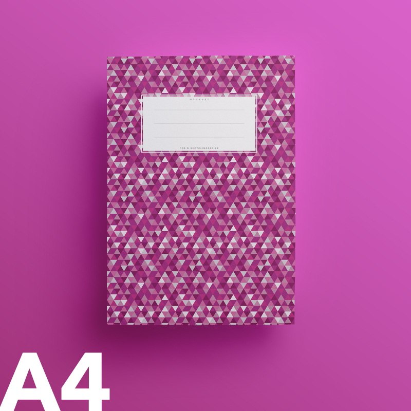 Schulheftumschlag DIN A4 von minouki aus 100 % Recyclingpapier, 1,75